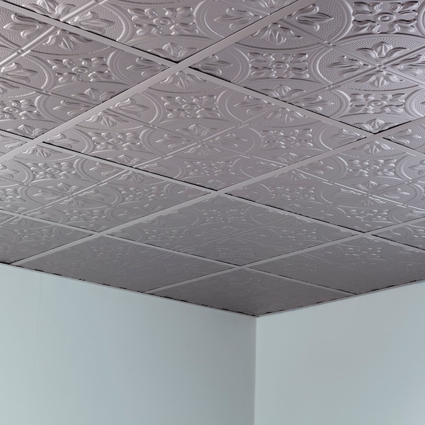Fasade Traditional 2 2Ftx2Ft Lay In Ceilin, PK 5, 5 PK PL5209 | Zoro