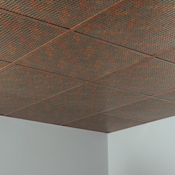 Fasade Square 2Ftx2Ft Lay In Ceiling Tile , PK 5, 5 PK PL6211 | Zoro