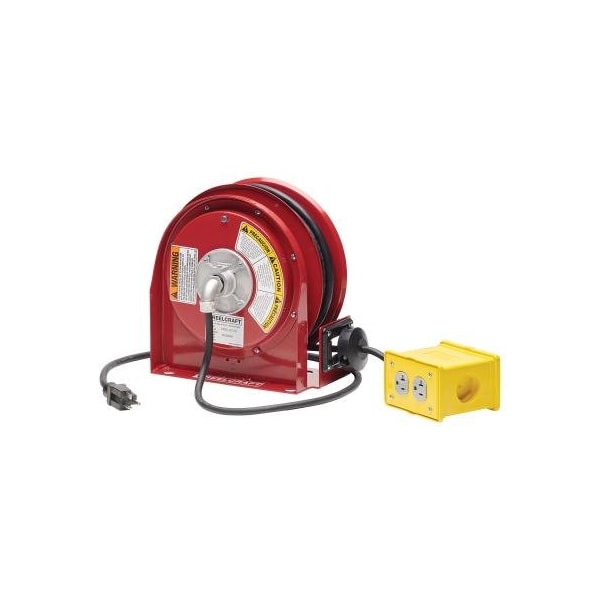 Reelcraft Ultra Compact Cord Reel, Quad Box L 3030 123 7Q | Zoro