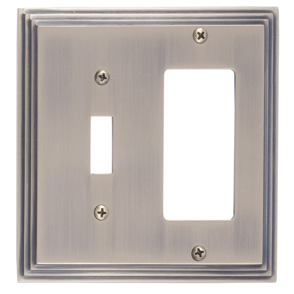 Brass Accents Classic Steps Double - 1 Switch/1 GFCI, Number of Gangs ...