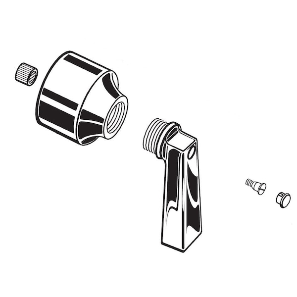 American Standard Lever Handle Kit Town Square Chrome M962638-0020A | Zoro