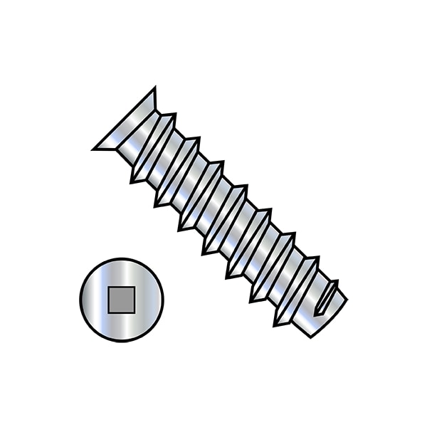 Zoro Select Binding Screw, M6.3X10 mm Thd Sz, Steel, 8000 PK M6.310DEQF ...