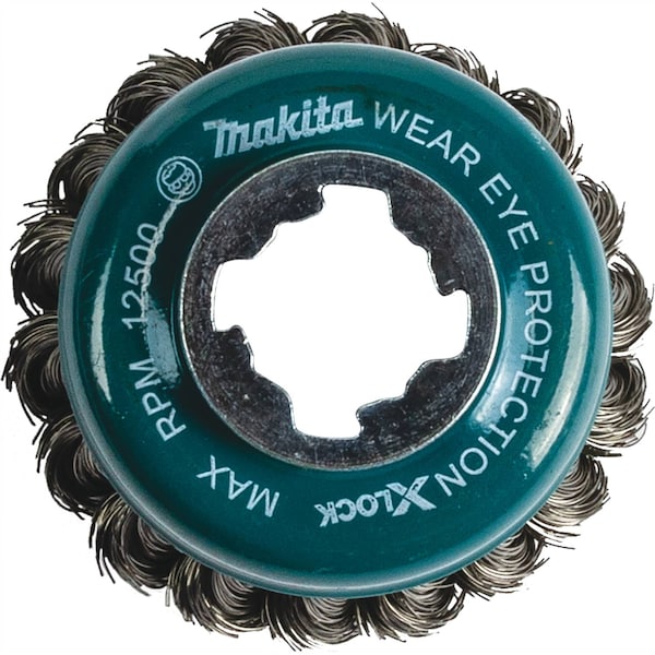 Makita X-LOCK 3 1/8" Carbon Steel Knot Thin Wir D-72615 | Zoro