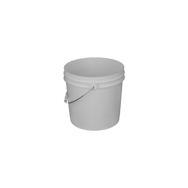 Basco Plastic Pail, White, 2 Gallon N2120W | Zoro