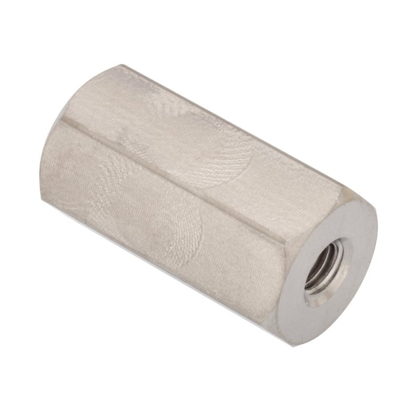 Ampg Coupling Nut, #10-32 and M5, Stainless Steel, Grade 18-8, Plain ...