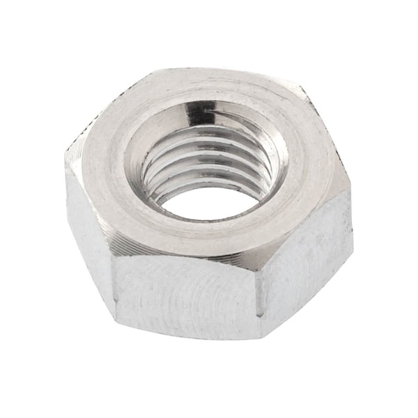 Ampg Hex Nut, 1/4"-20, Aluminum, Not Graded, Plain, 7/32 in Ht ...
