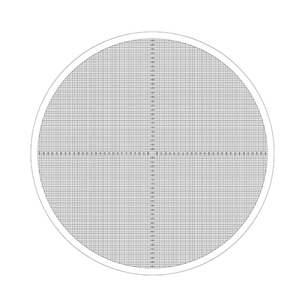 Suburban Optical Comparator Grid Chart For 20 Pow OC-2-20X | Zoro