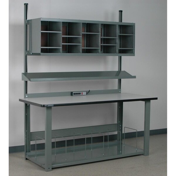Stackbin Workbenches, 60" W, 1000 lb. P6036BDX-T | Zoro