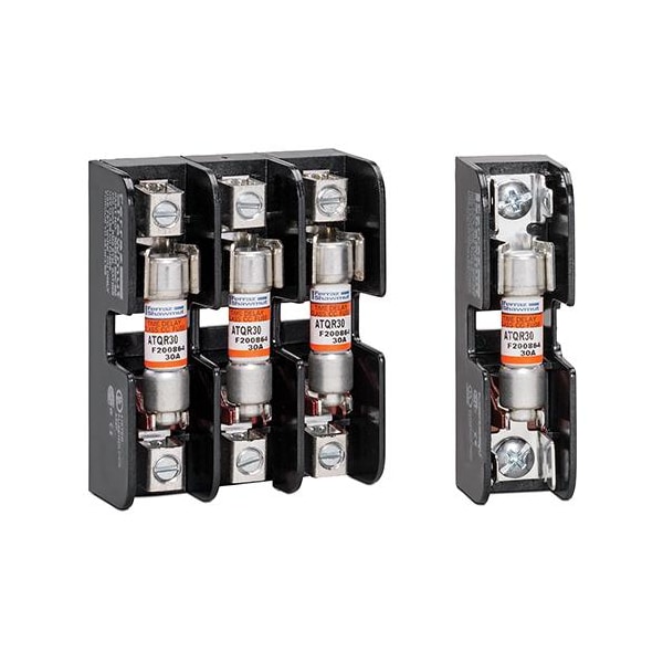 Mersen Open Fuse Block, CC UL Class, Adder Poles, 600V AC/DC Volt ...