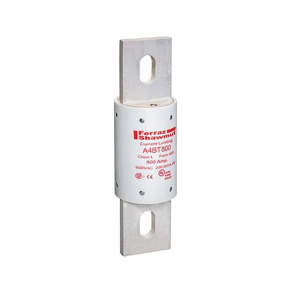 MERSEN 800A L Time-Delay UL Class Fuse, 600V AC, A4BT series - A4BT800