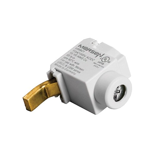 Mersen Feeder Terminal, 1000V AC/DC Volt Rating, Comb Bus Bar USBBC1 | Zoro