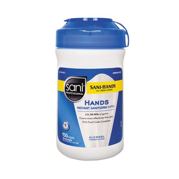 Sani-Hands Sanitizing Wipes, 1800 PK PSPH077572 | Zoro