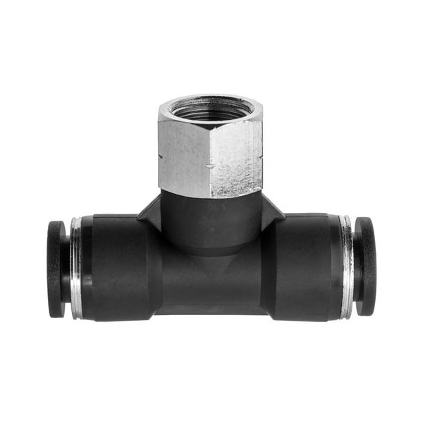 Usa Industrials Nylon Push to Connect Fitting - Female T, 1/8" Tube ...