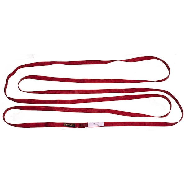 Rock-N-Rescue Sling, Red, Beta 120" Nylon Web Loop, 120 RSR020 | Zoro