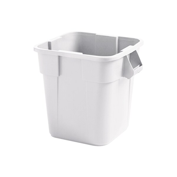 Rubbermaid Commercial Square Container, 28 gal., 21"x21"x2" RUB128CW | Zoro