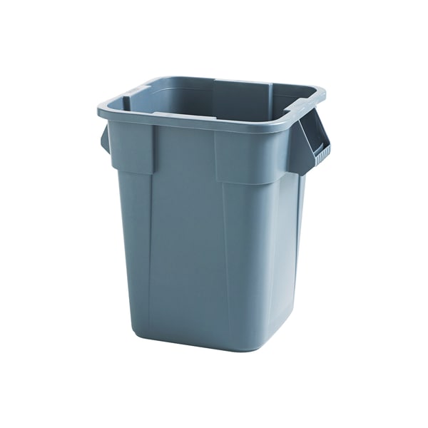 Rubbermaid Commercial 40 gal. Square Trash Can RUB140CGR | Zoro
