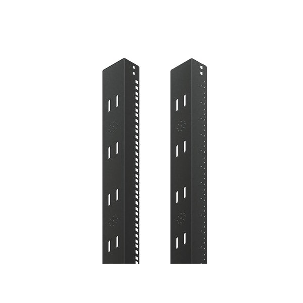 Nvent Hoffman Rack Angles, Fit Pc Cabinet, Black, Stee ERA1910TPL | Zoro