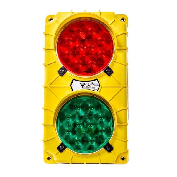 Ideal Warehouse Innovations LED Stop & Go Signal 115V, SG10-115RG 60 ...