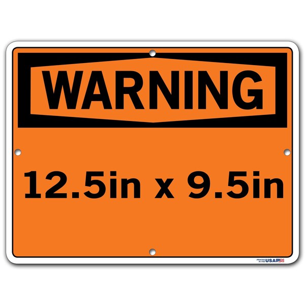 Blank Warning Label