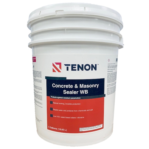 Tenon Concrete And Masonry Sealer WB - 5 Gal Pail 120674 | Zoro