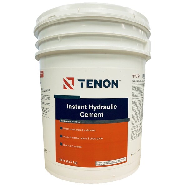 Tenon Instant Hydraulic Cement, 50 Pound, Bag 128280 | Zoro