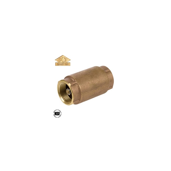 Smith-Cooper 1/2" Brass Inline Check Valve 4347003700 | Zoro