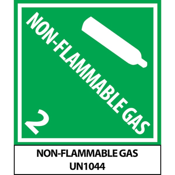 Nmc Non Flammable Gas 2 Un1044 UN1044AL | Zoro