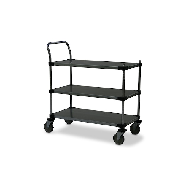 Technibilt UtilityCart, SglHdl, 2-Shlf, 24x36x40 S-RD244CH-SLD | Zoro
