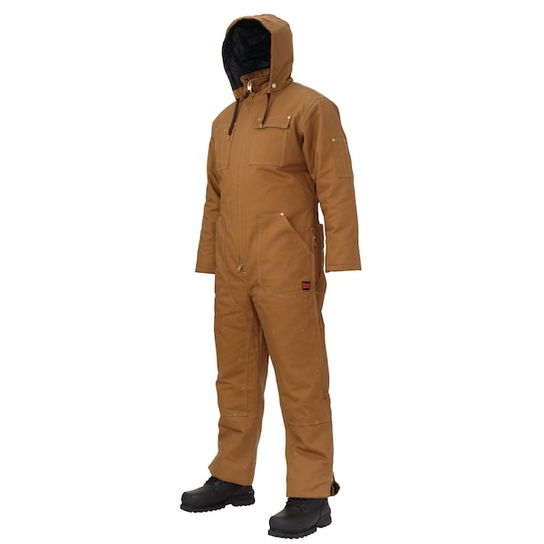 Tough Duck Insulated Duck Coverall, WC011-BROWN-L WC011 | Zoro