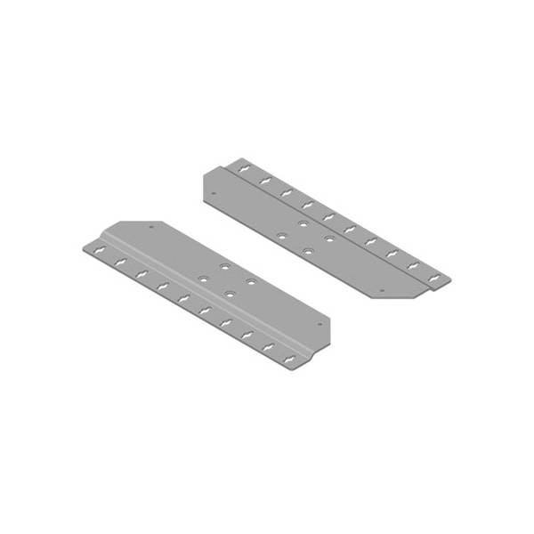 Nvent Hoffman Wall Mounting Bracket, 1.73x30.20x21.26, Lt Gray, Aluminum EMB1 | Zoro