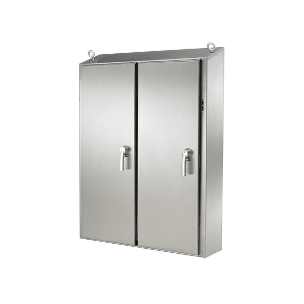Nvent Hoffman 304 Stainless Steel Disconnect Enclosure, 74 in H, 75 in W, 12 in D, NEMA 4X, Lift ...
