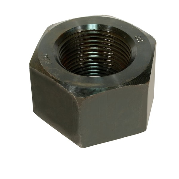 Ampg Heavy Hex Nut, #4-8, Steel, Grade 2H, Plain, 4 Ht Z0993 | Zoro
