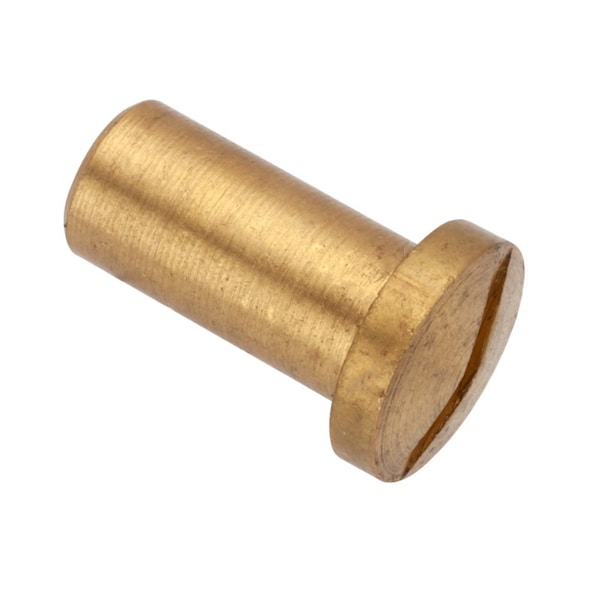 Ampg Barrel Nut, #8-32, 1/2 in Brl Lg, 1/4 in Brl Dia, Brass Unfinished ...