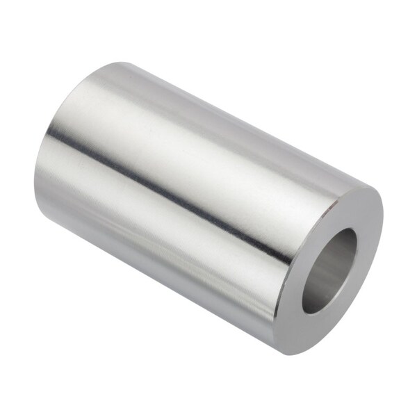 Ampg Spacer, 3/4 Screw Size, Plain Aluminum, 2-1/2 Overall Lg, 3/4 in ...