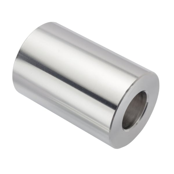 Ampg Spacer, 1 Screw Size, Plain Aluminum, 1/2 Overall Lg, 1 in Inside ...