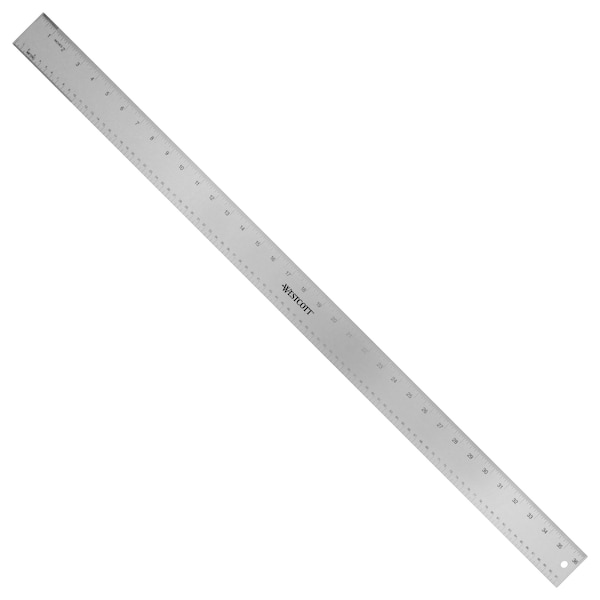 Westcott Rulers, 36"/90cm Aluminum Straight Edge ASE-36 | Zoro