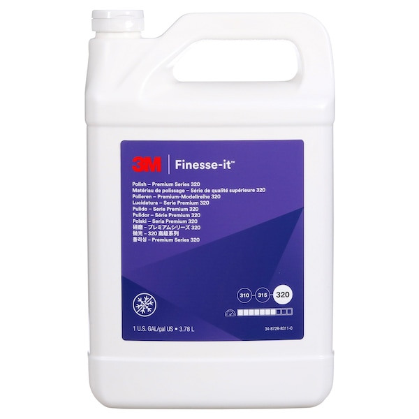 3M Finesse-it Polish Compound, 1 Gallon 77317 | Zoro