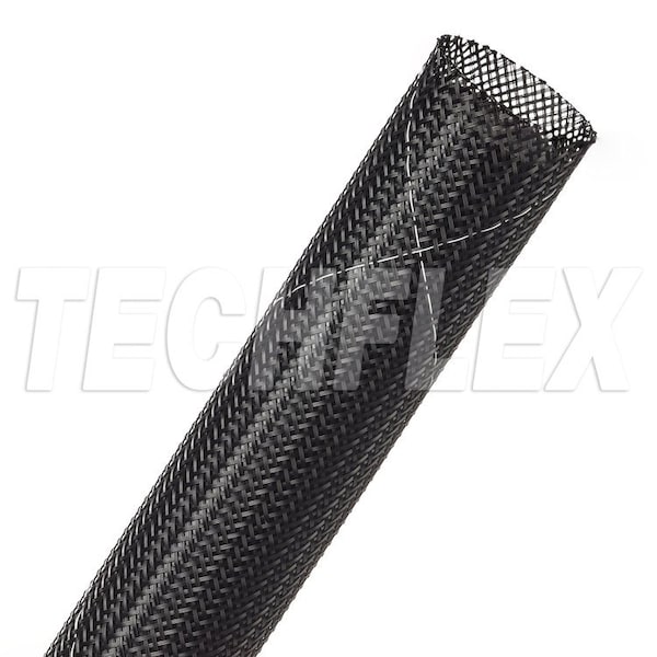 Techflex Braided Cable Sleeve, 1 in Inside Dia., 1-3/16 in Max Bundle ...