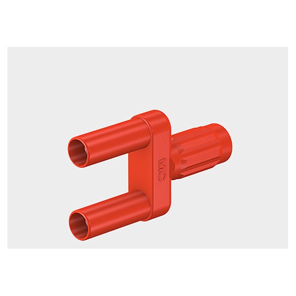 Staubli Insulated Connecting Plug 4 mm Red XVBB-4/19 | Zoro