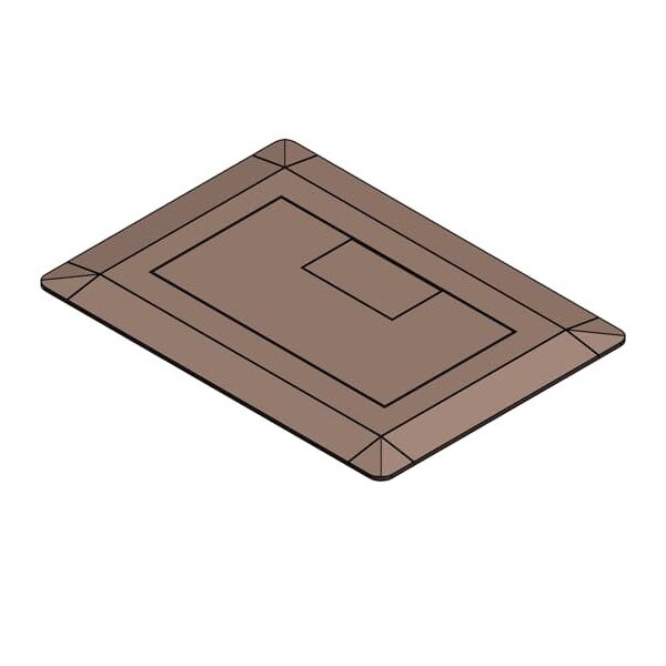 Carlon Electrical Box Cover, 1 Gang, Rectangular, Non-Metallic E9761C ...