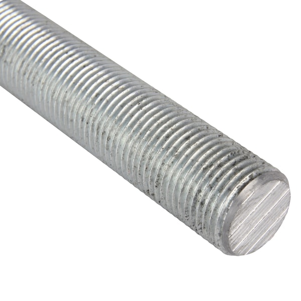 Zoro Select Fully Threaded Rod, 5/8"-18, 3 ft, Steel, Grade 2, Zinc ...