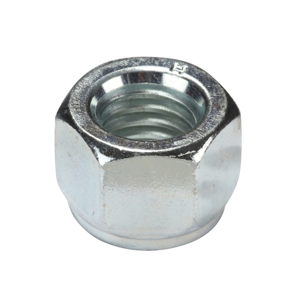 Zoro Select Nylon Insert Lock Nut, 1/2"-13, Steel, Grade 5, Zinc Plated ...