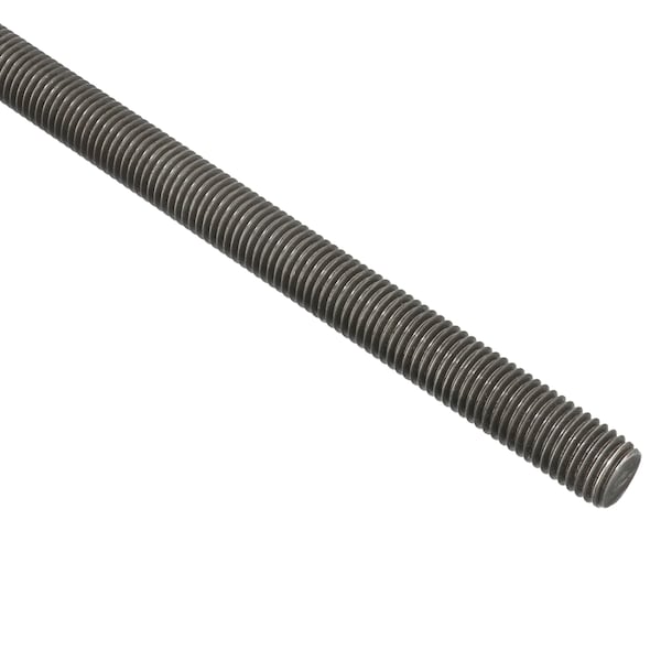 Zoro Select Fully Threaded Rod, 3/4"-10, 6 ft, Steel, Grade B7, Black ...