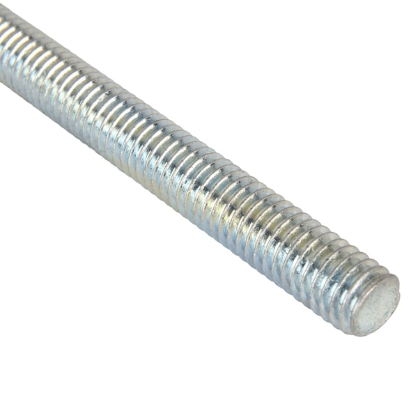 Zoro Select Fully Threaded Rod, 3/8"-16, 6 ft, Steel, Grade A, Zinc ...