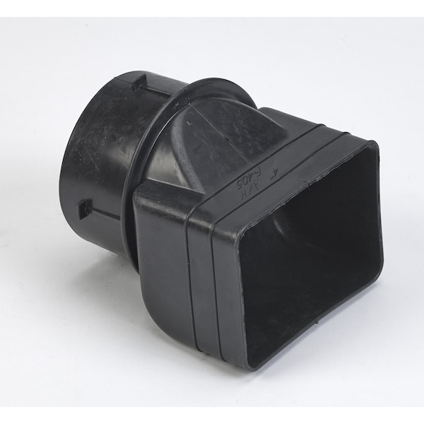 Ads 3 In X 4 In X 4 In Downspout Adapter (3Pk) M0465-0-0 | Zoro