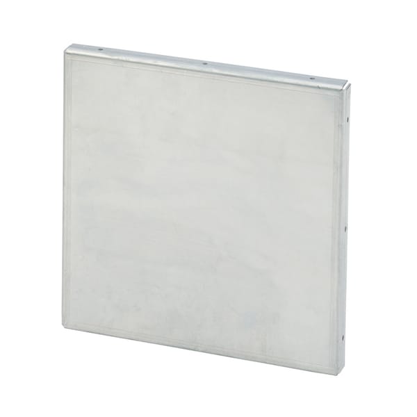 Nvent Hoffman Galvanized Closure Plate, With and Without Knockouts, 6 ...