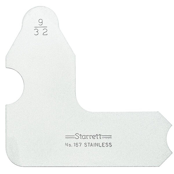Starrett Radius Gage 167-9/32 | Zoro
