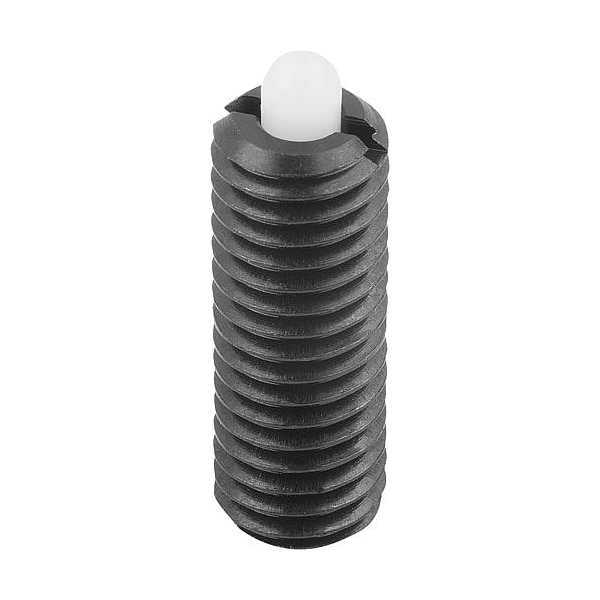 Kipp Spring Plunger Standard Spring Force D=M06 L=20, Steel, Comp: Pin ...