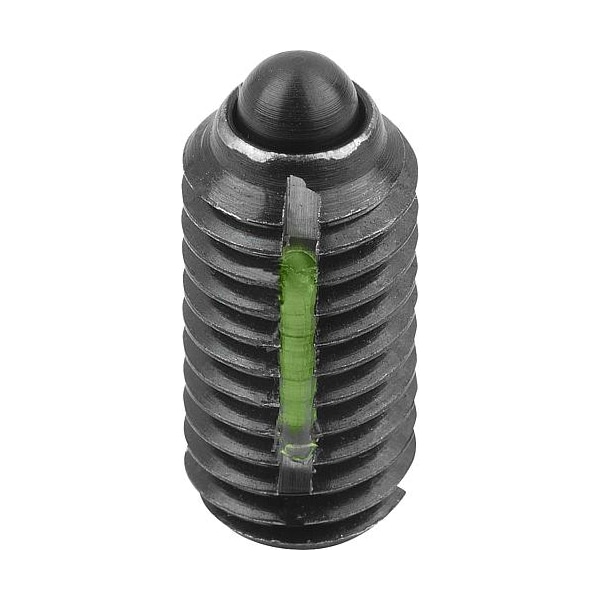 Kipp Spring Plunger Standard Spring Force, Long-Lok D=3/8-16 L=19 ...