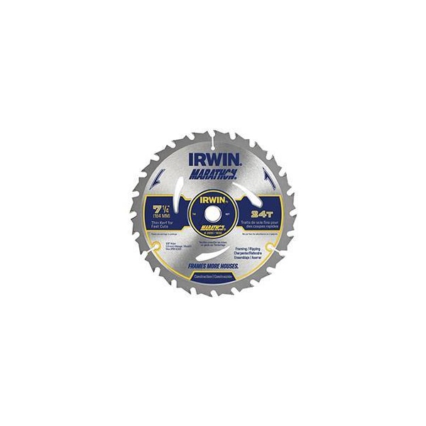 Irwin Circular Saw Blade, Round Arbor 24030 | Zoro
